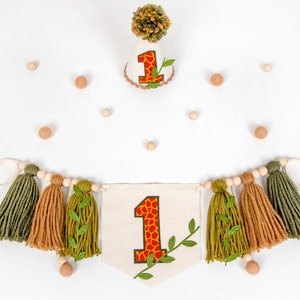 Wild One Birthday Banner - Safari Jungle Birthday Boy Decorations - Etsy