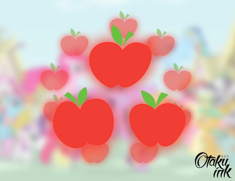 Applejacks Cutie Mark From My Little Pony & Cutie Map Summon | Etsy