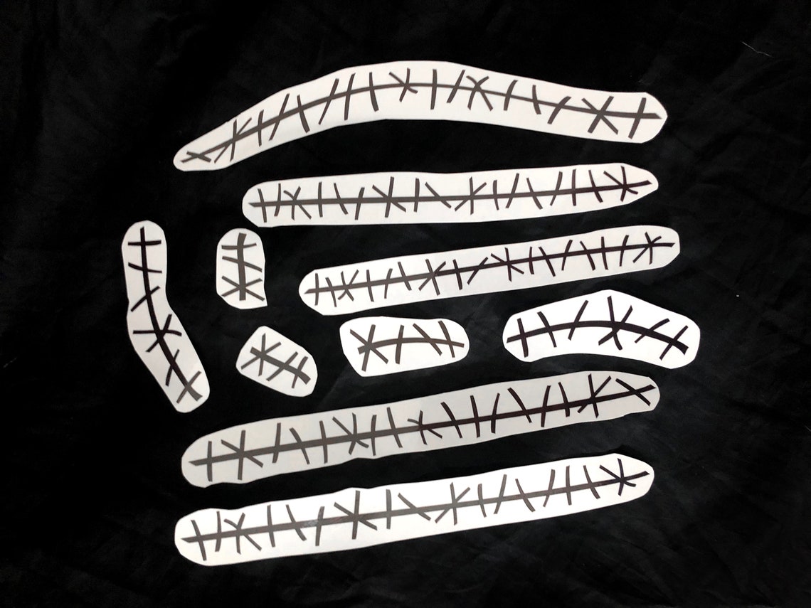 The Nightmare Before Christmas Sally Stitching Temporary Tattoos by ...