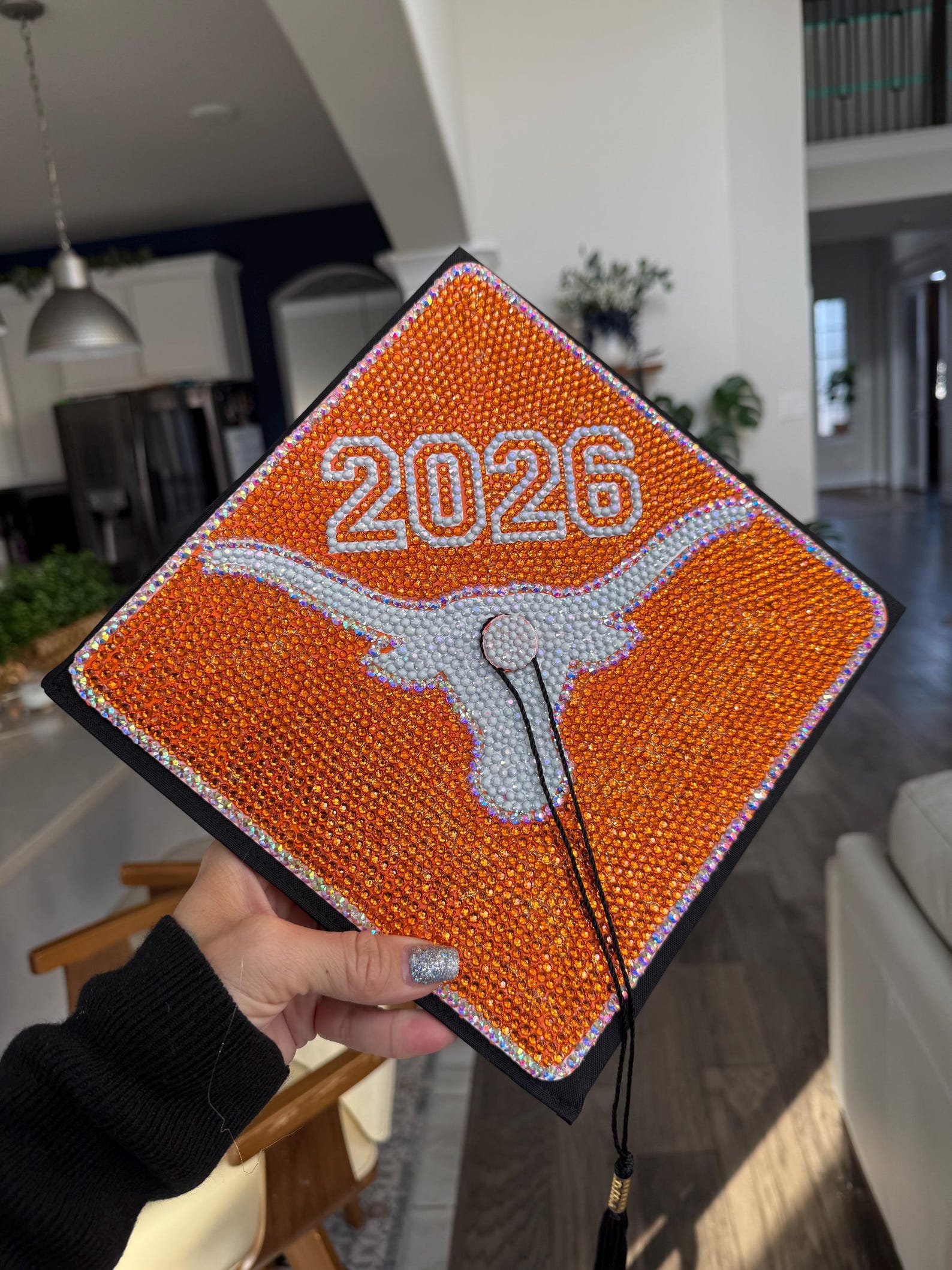 Custom Rhinestone Grad Cap - Etsy