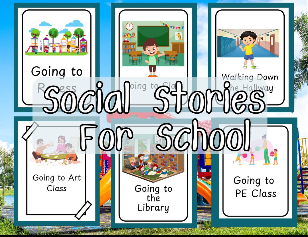 Social Stories for School Activities – Library, PE, Art Class, Music ...