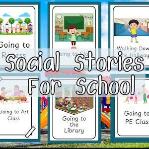 Social Stories for School Activities – Library, PE, Art Class, Music ...