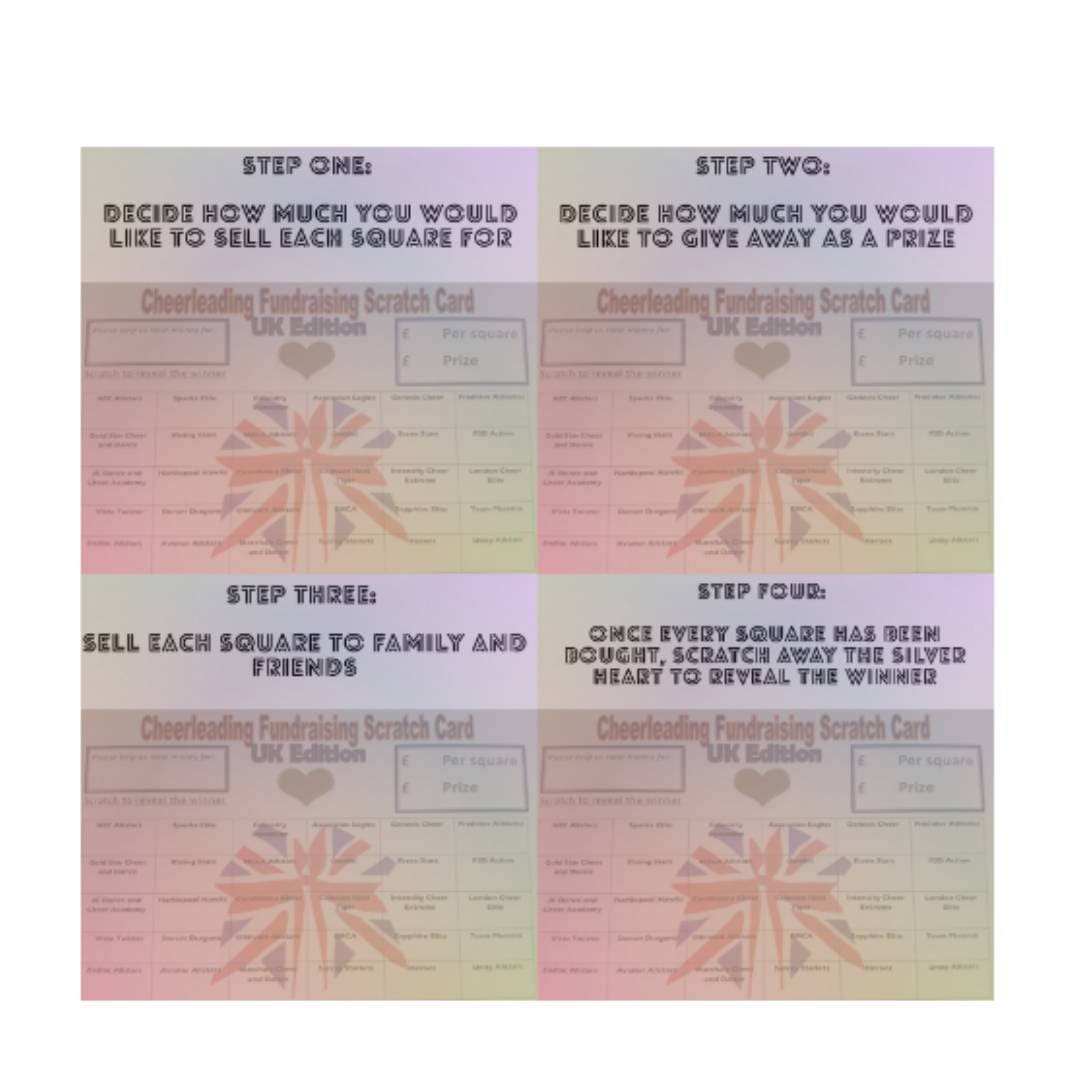 Dance Fundraising Scratch Card - Etsy