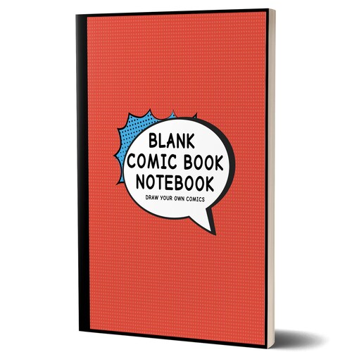 Anime Manga Blank Comic Notebook / Blank Comic Book Sketch - Etsy