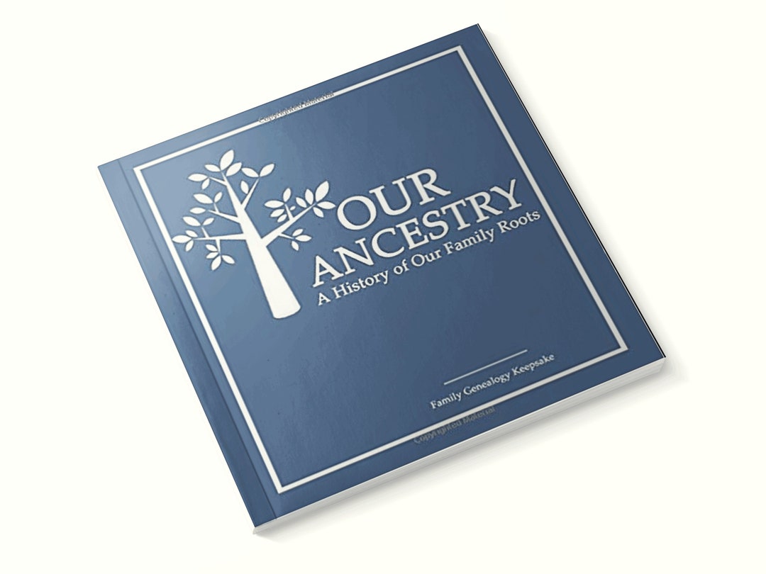 Genealogy Ancestry Book: Our Family Roots, DNA Companion - Etsy