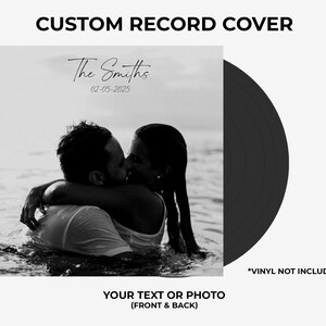 Custom Vinyl Cover Front & Back Custom Vinyl Cover Jacket 12 Inch ...