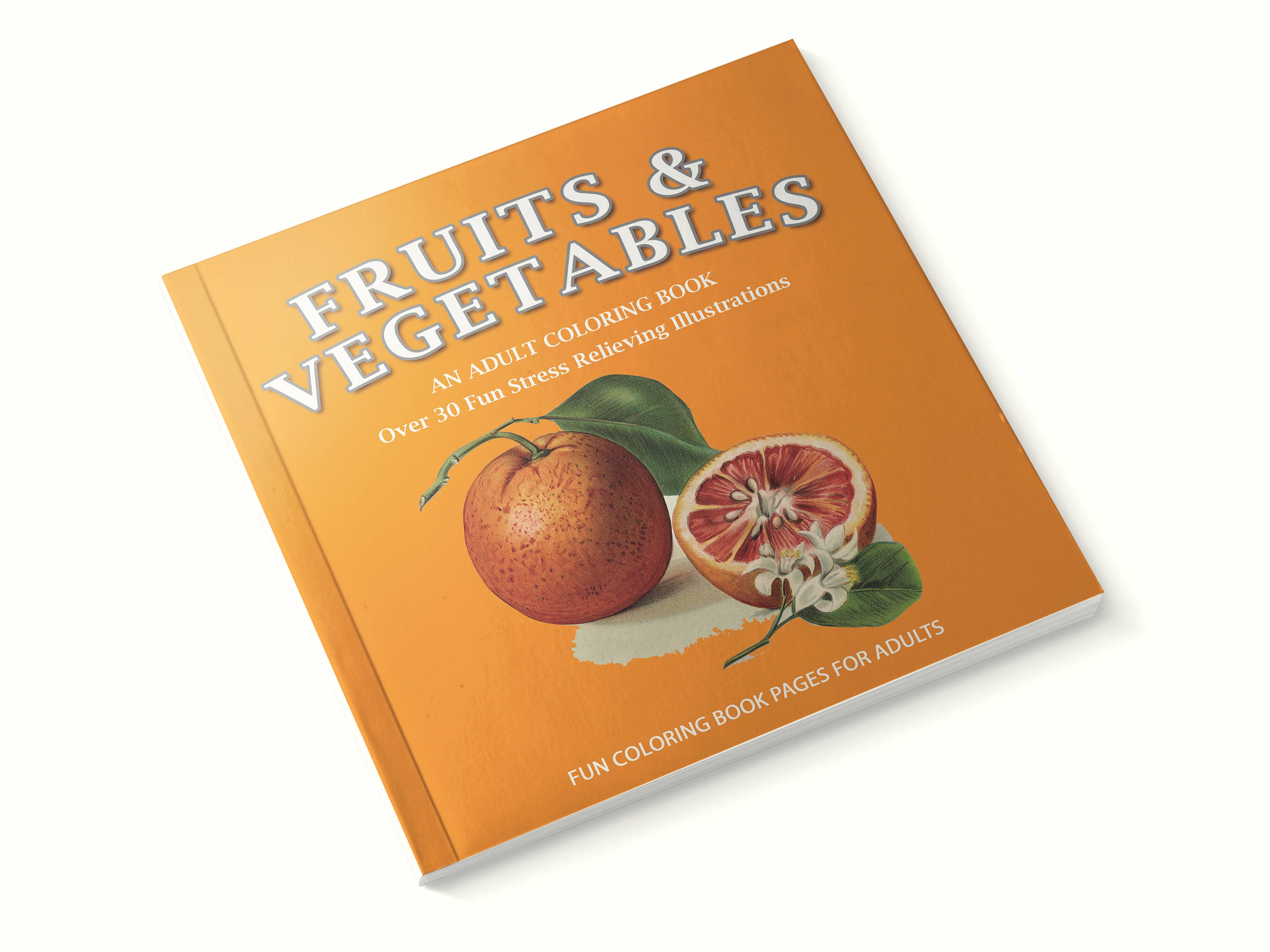 Fruits and Vegetables Coloring Book Over 30 Illustrations - Etsy