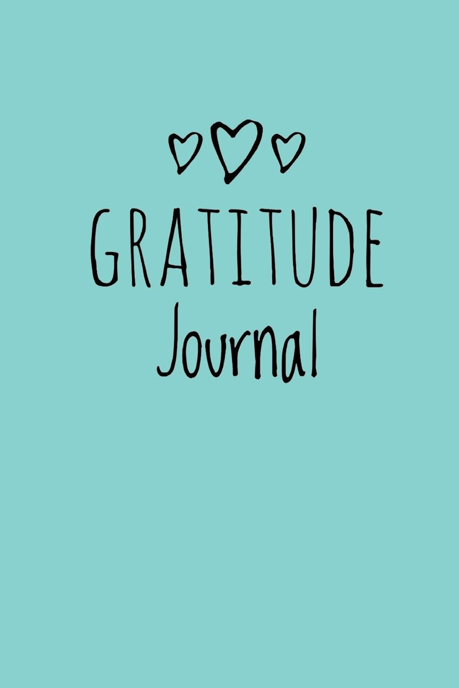 Gratitude Journalteal Cover Gratitude Journals - Etsy