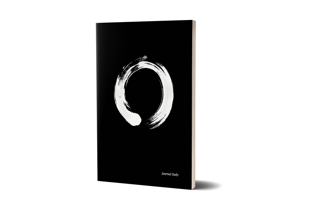 Journal Daily, Zen Enso (black), Journal, Blank Book, Lined Journal ...