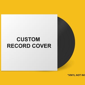 Custom 12" Vinyl Record Playlist Pictures on Cover and Labels ...