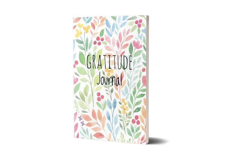Gratitude Journal Floral Watercolor Gratitude Journals - Etsy