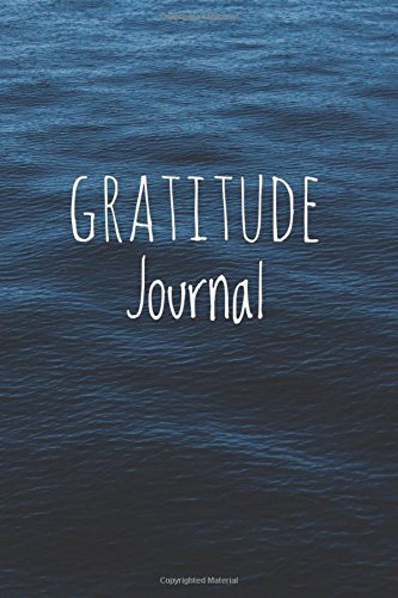 Gratitude Journal Calm Blue Water Gratitude Journals - Etsy