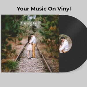 Custom 12 Vinyl Record Playlist Pictures on Cover and Labels ...