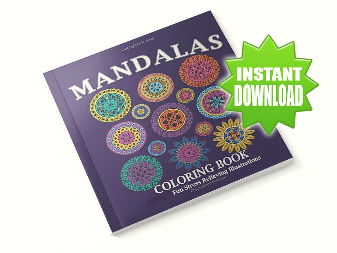 15 Mandalas Coloring Pages, Coloring Pages Instant Download, Mandala ...