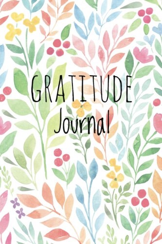 Gratitude Journal Floral Watercolor Gratitude Journals - Etsy