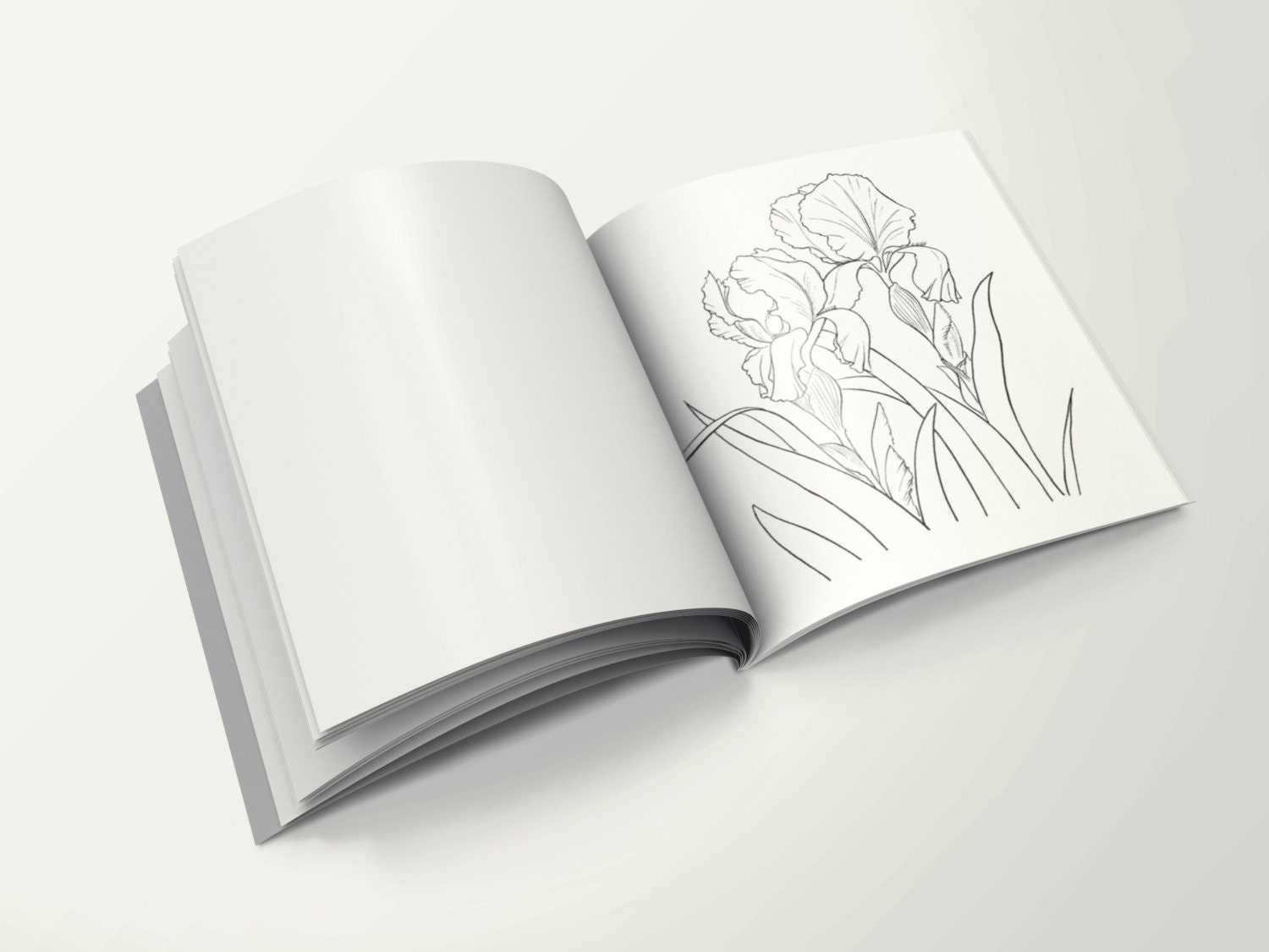 Flowers Coloring Book Vol 1 Over 30 Illustrations Coloring - Etsy