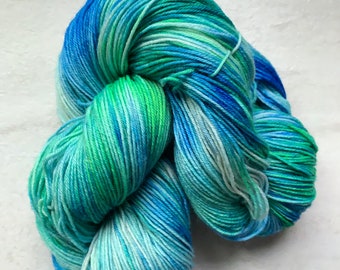 Green and Blue Variegated Yarn - Etsy