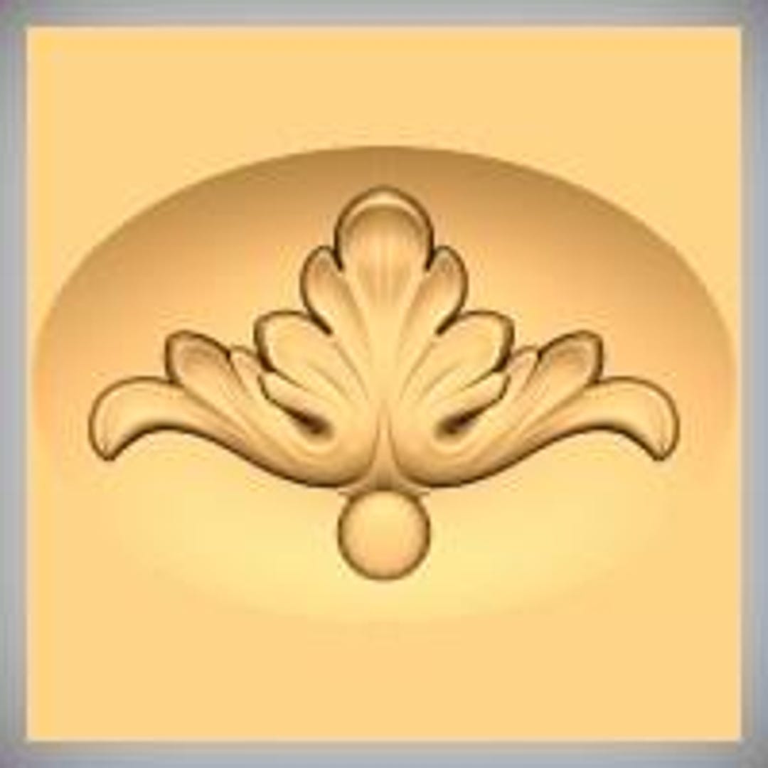 Flourish 77B Engraving Trim Wood, Corner Trim Block, Door Trim Block ...