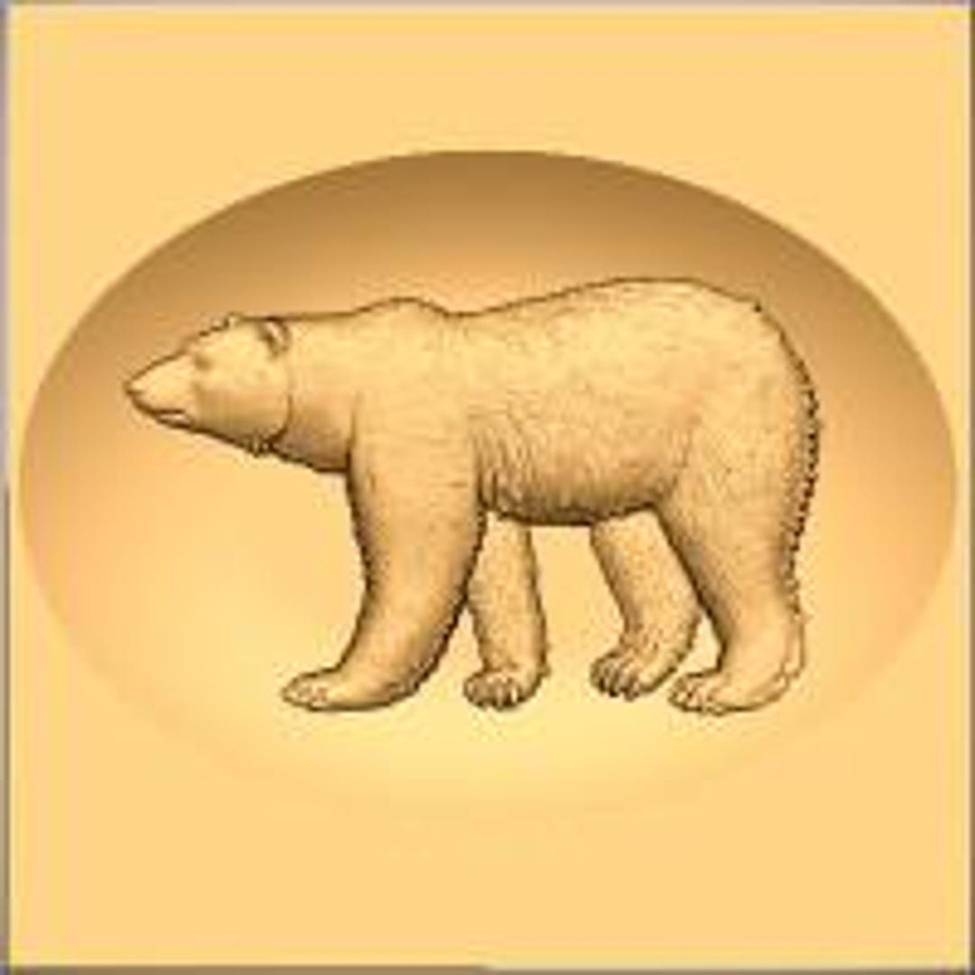 Polar Bear Engraving Trim Wood, Corner Trim Block, Door Trim Block ...