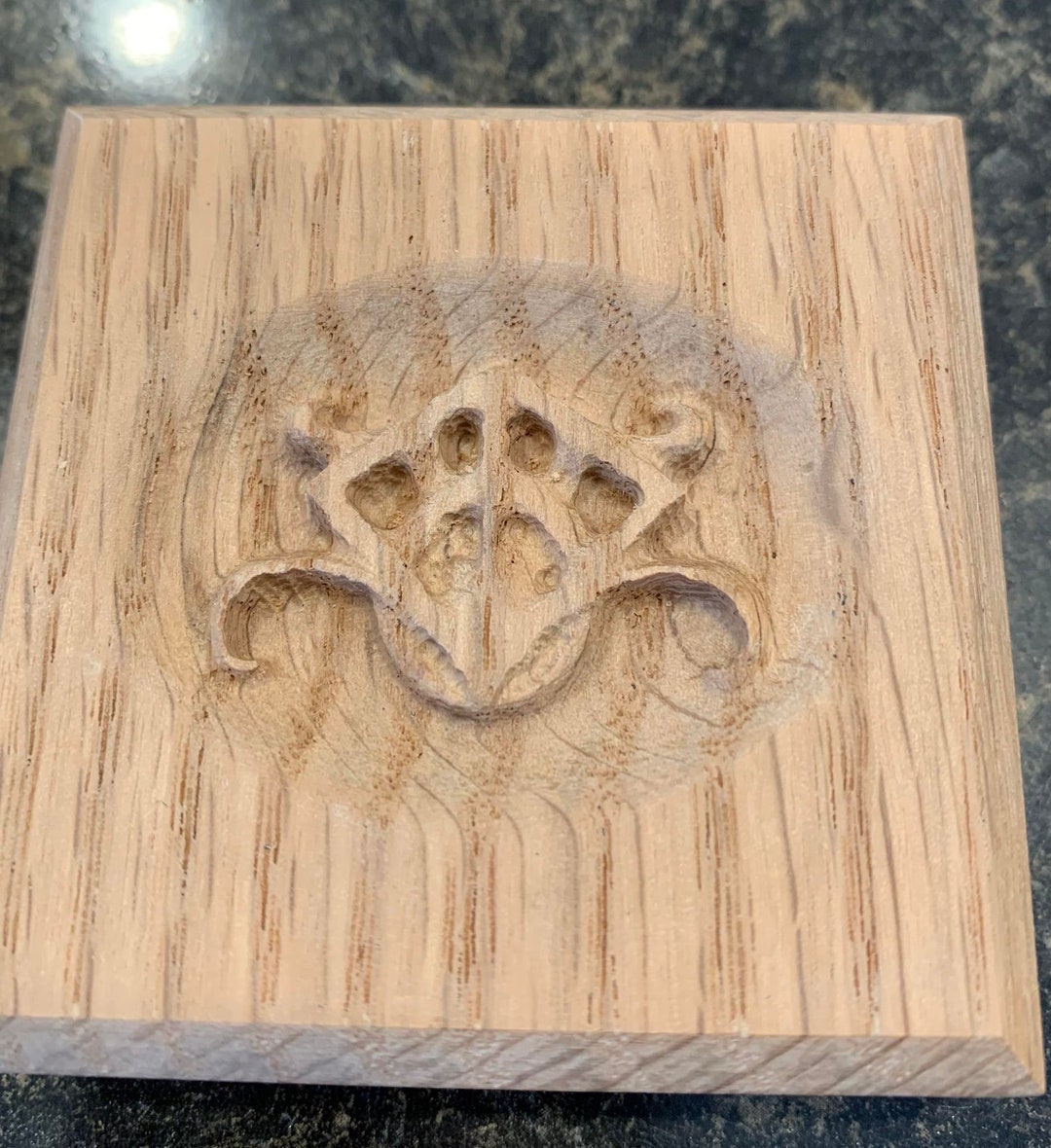 Celtic Harp Engraving Trim Wood, Corner Trim Block, Door Trim Block ...