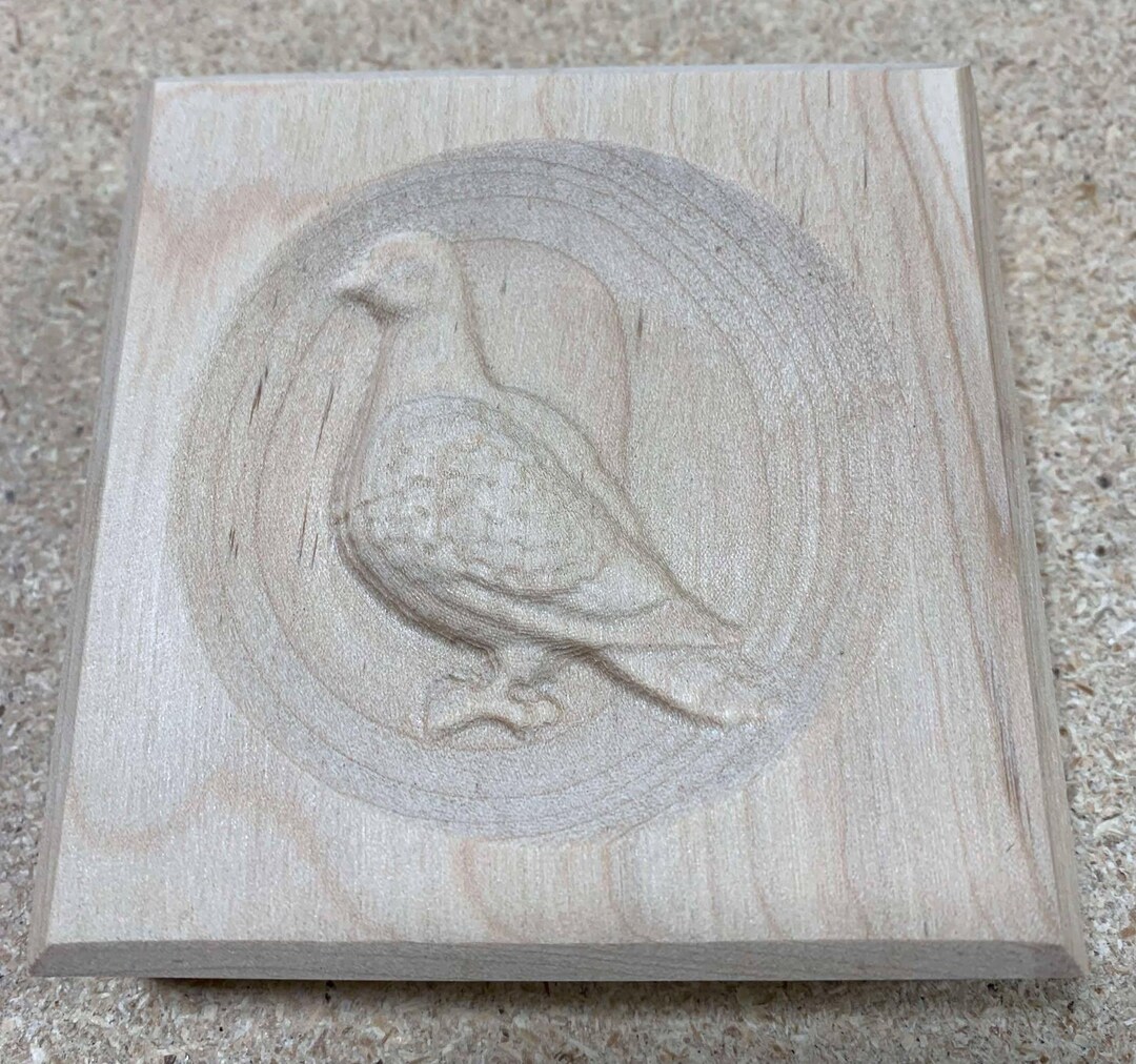 Pigeon Bird Engraving Trim Wood, Corner Trim Block, Door Trim Block ...