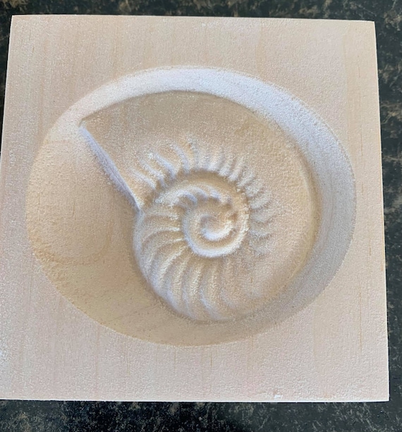 Snail Sea Shell Nautical Ocean Engraving Trim Wood Corner - Etsy