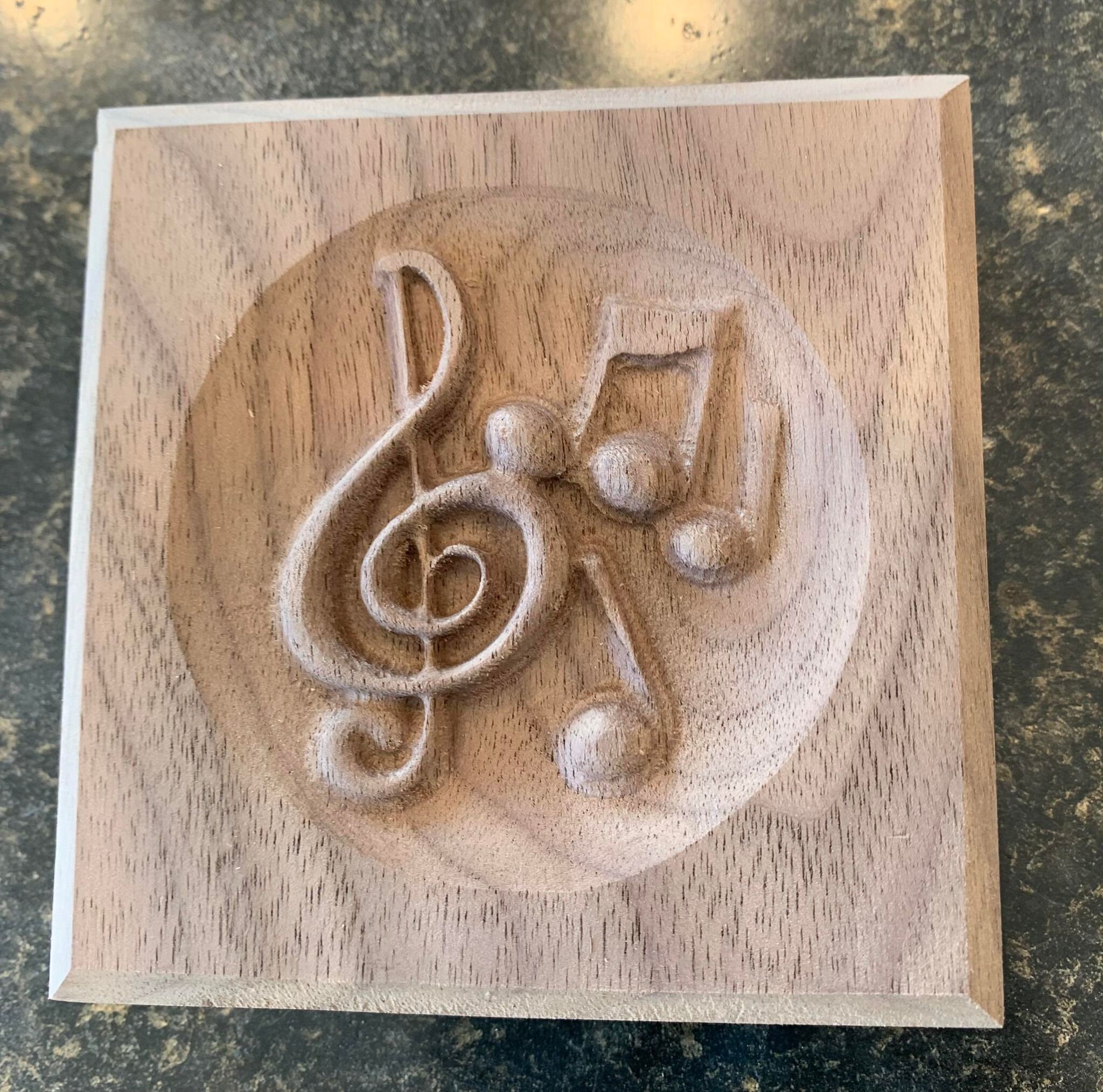 Music Notes Engraving Trim Wood Corner Trim Block Door Trim - Etsy