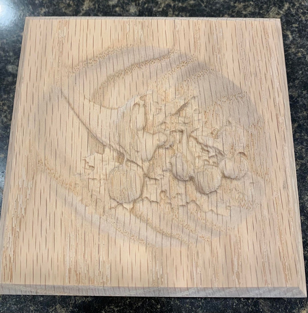 Horn of Plenty 2 Engraving Trim Wood, Corner Trim Block, Door Trim ...