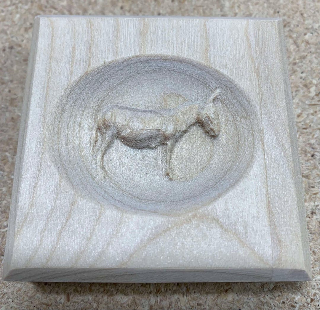 Donkey Engraving Trim Wood, Corner Trim Block, Door Trim Block Window ...