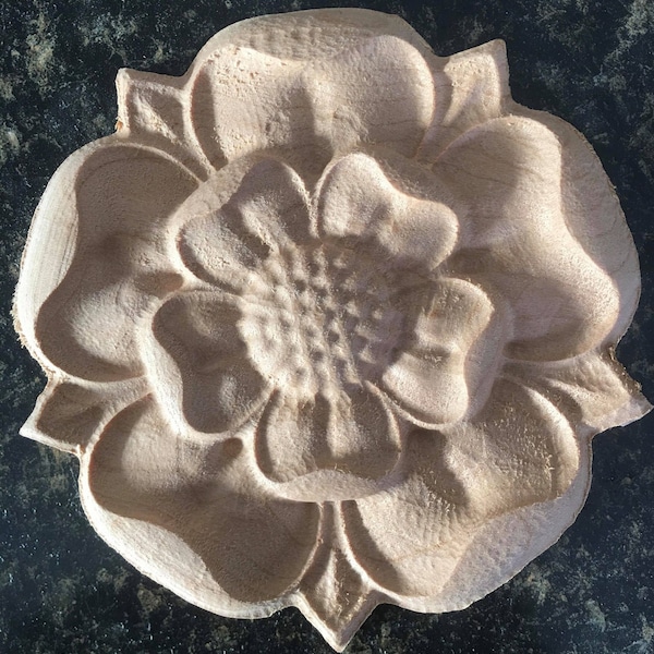 Wood Carved Applique - Etsy