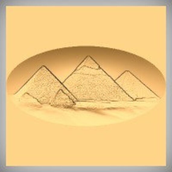 Pyramids Engraving Trim Wood Corner Trim Block Door Trim - Etsy