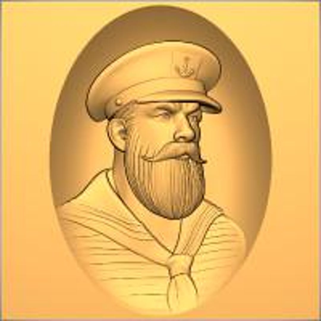 Sailor Nautical Ocean Engraving Trim Wood, Corner Trim Block, Door Trim ...