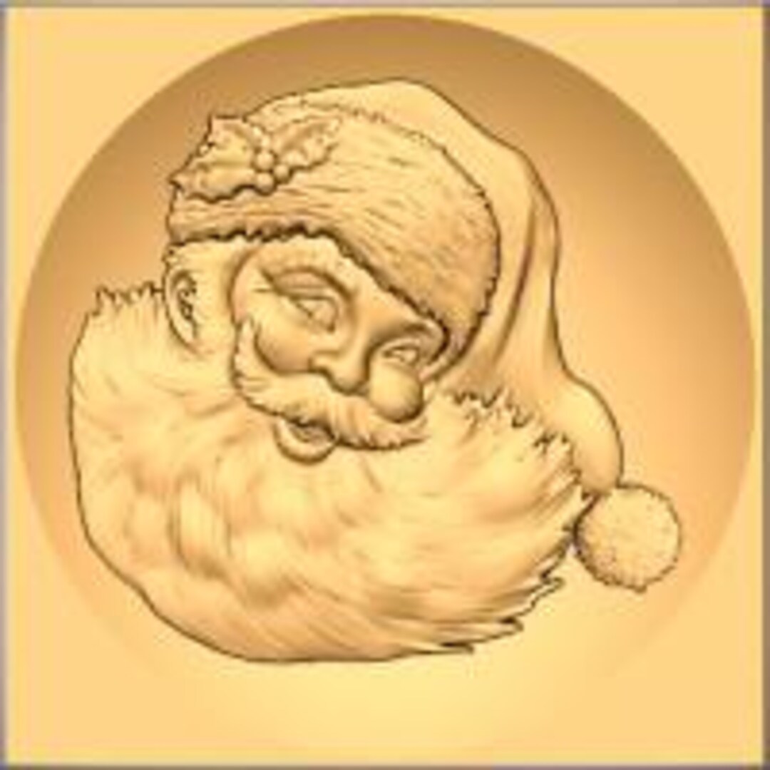 Vintage Santa Claus Engraving Trim Wood, Corner Trim Block, Door Trim ...