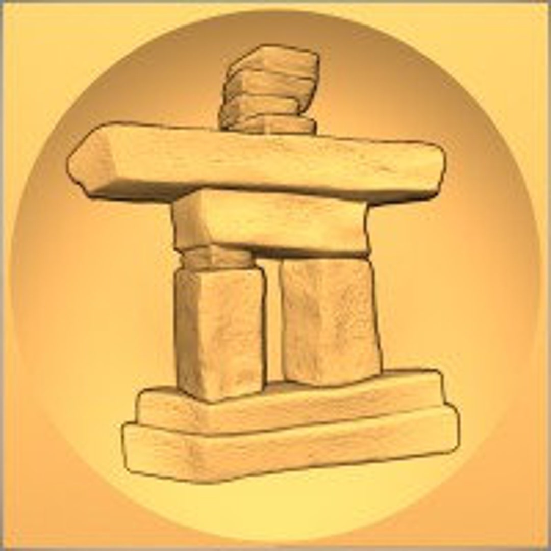 Inuksuk Engraving Trim Wood, Corner Trim Block, Door Trim Block Window ...