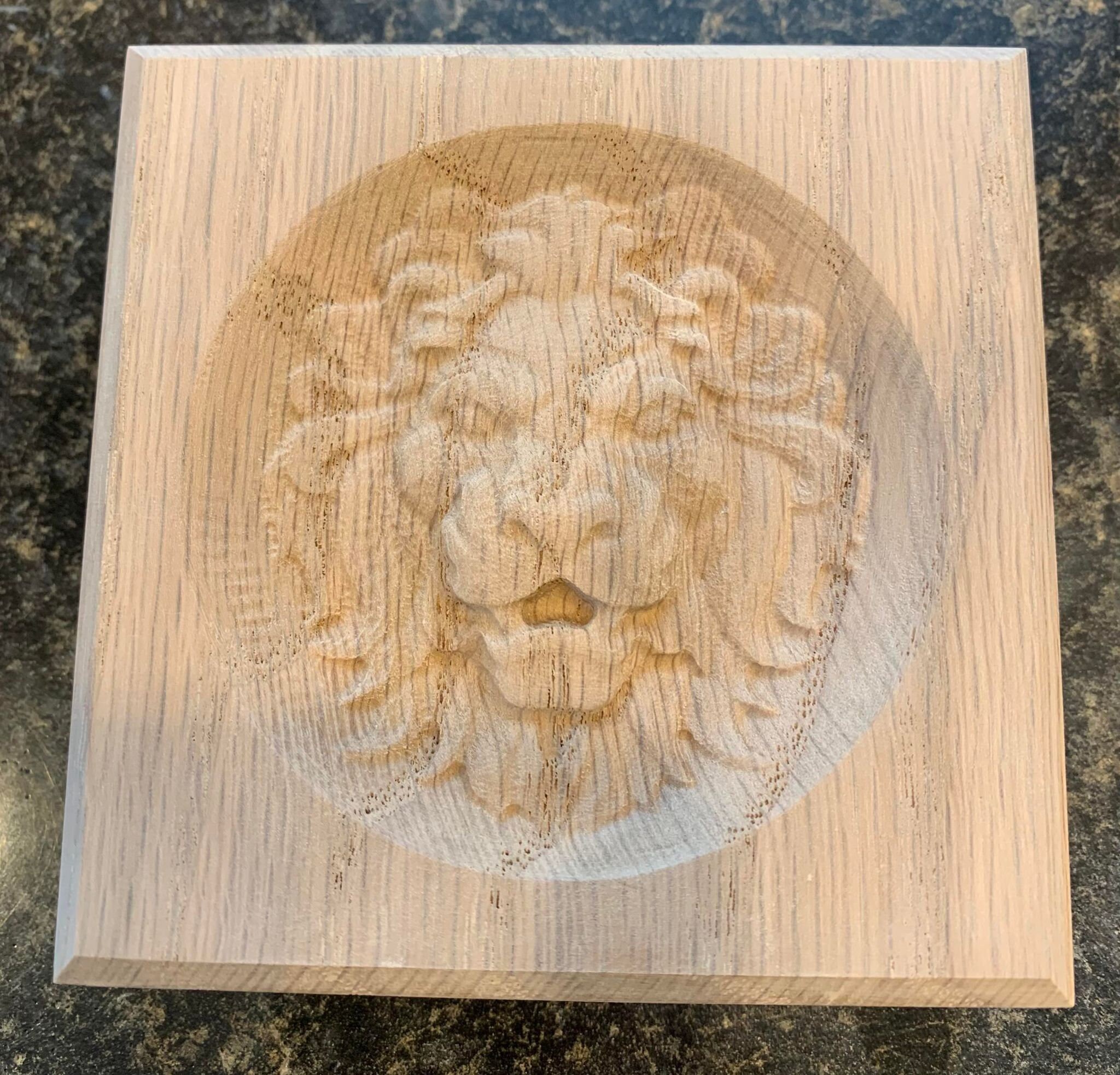 Lion Head 5 Engraving Trim Wood Corner Trim Block Door Trim - Etsy