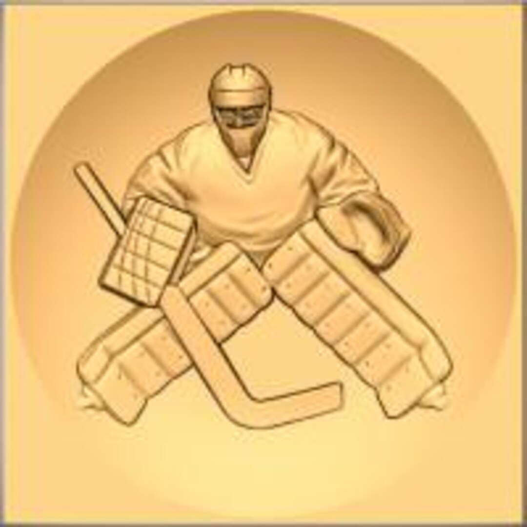 Hockey Goalie Engraved Wood Corner Trim Block: Sports Decor - Etsy