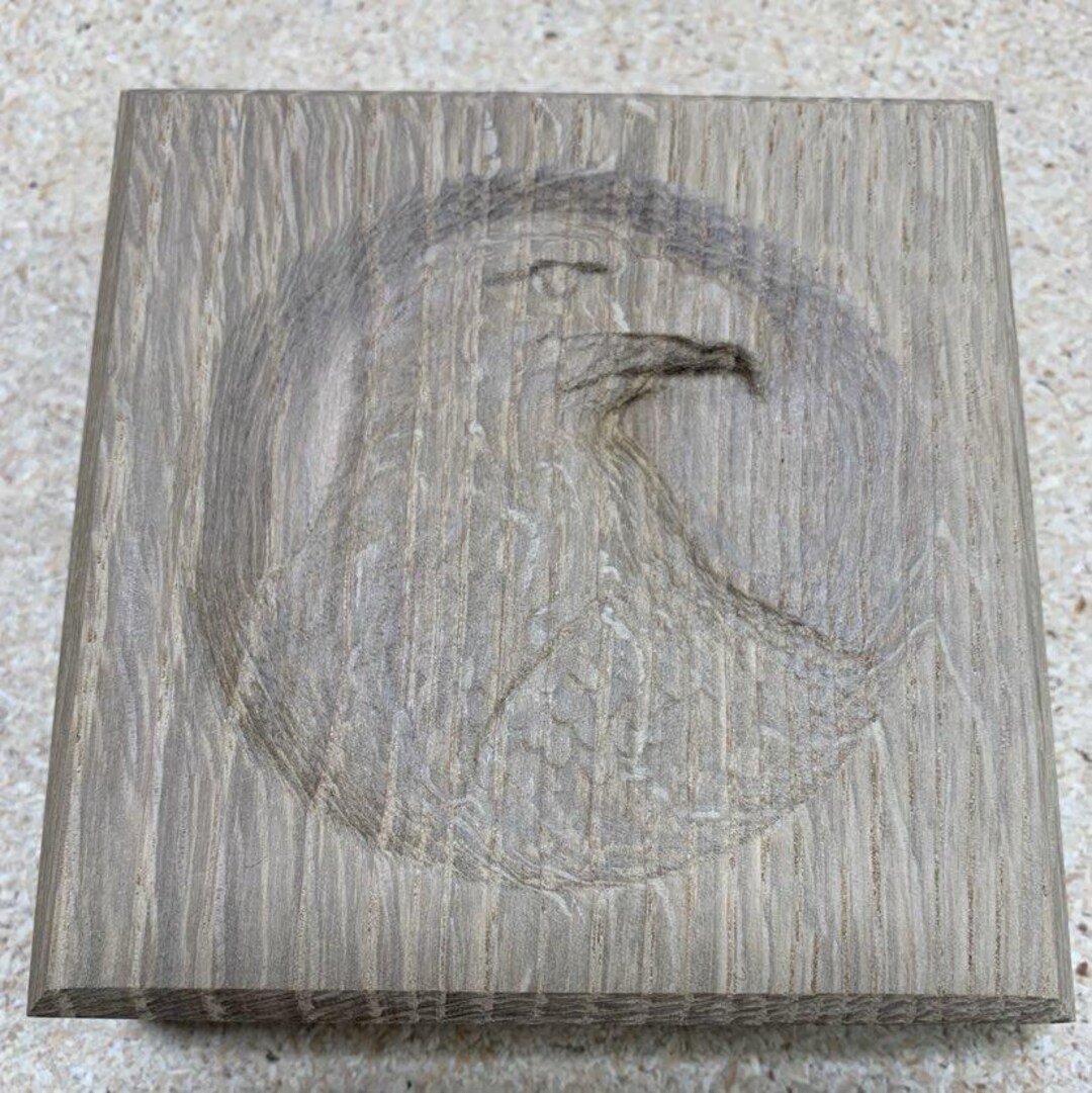 Eagle Bust Engraving Trim Wood, Corner Trim Block, Door Trim Block ...