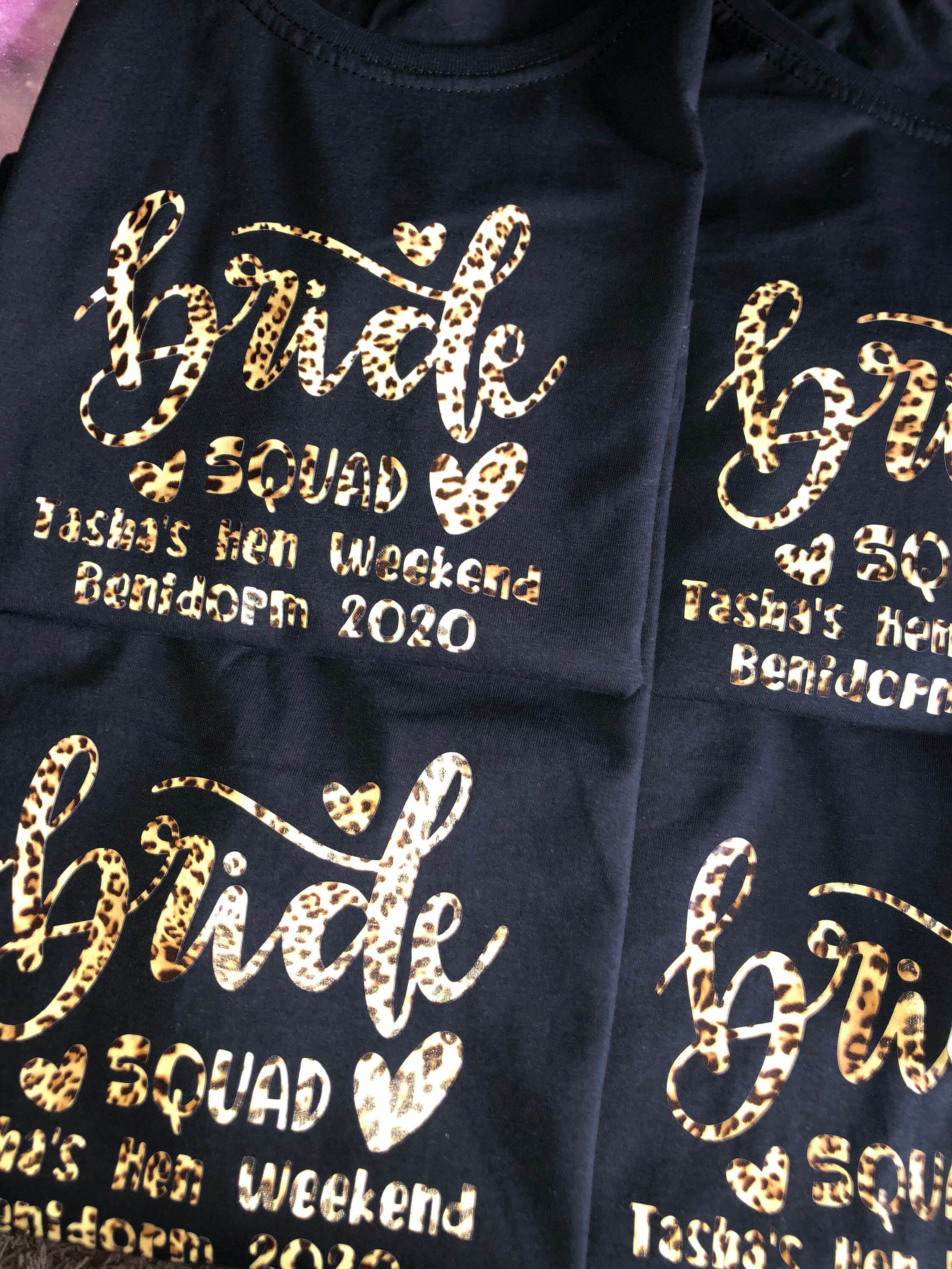 PERSONALISED Leopard Zebra & Army print Hen-weekend/party | Etsy