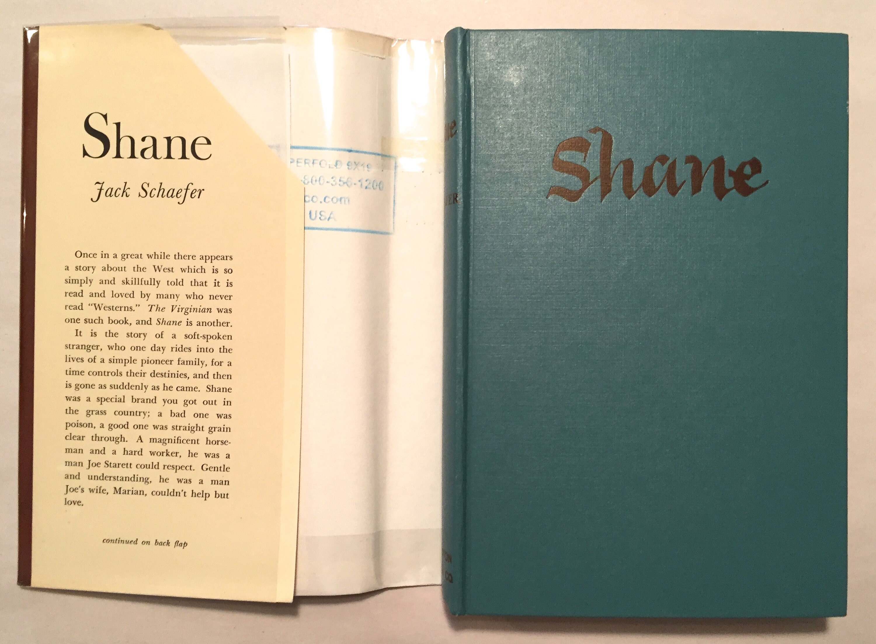 Shane Jack Schaefer rare Western 1st Edition Early Printing - Etsy