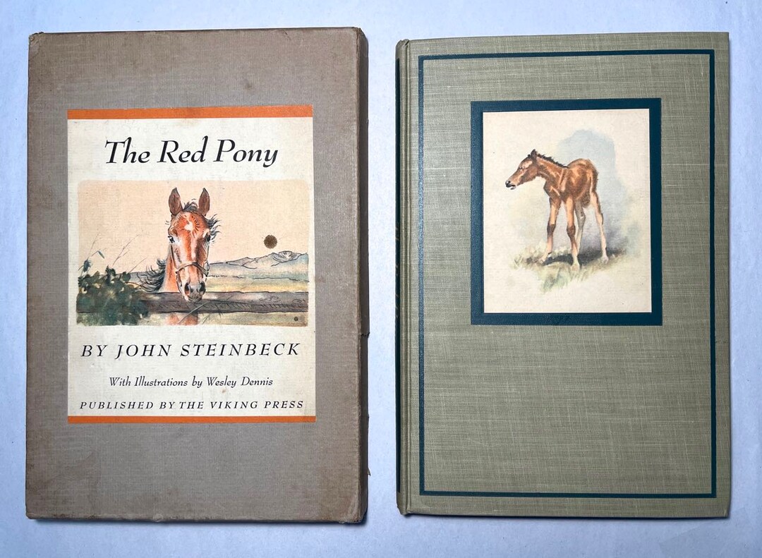 The Red Pony - John Steinbeck (1945 Illustrated Edition, Rogers-kellogg ...
