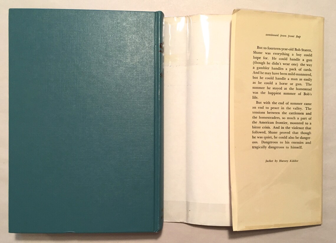 Shane Jack Schaefer rare Western 1st Edition Early Printing - Etsy