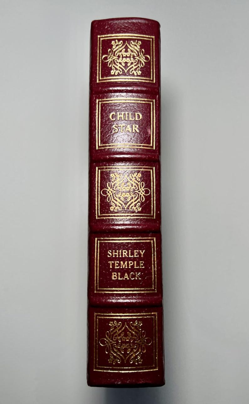 Child Star Shirley Temple Black easton Press Signed 1996 Leather ...