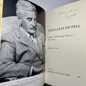 Yoknapatawpha – Elizabeth Kerr (1st Edition Signed 1969 HCDJ ...