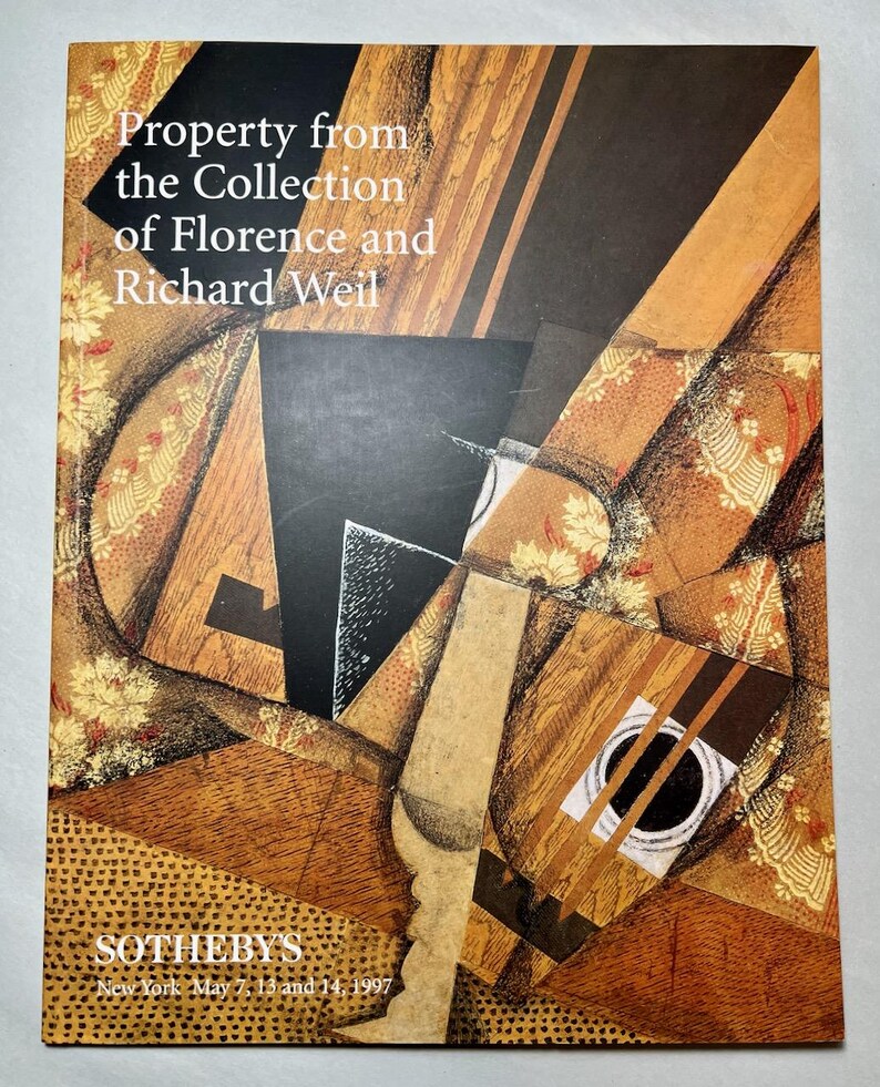 Sotheby's Auction Catalog, Weil Collection 1997, Art Reference - Etsy