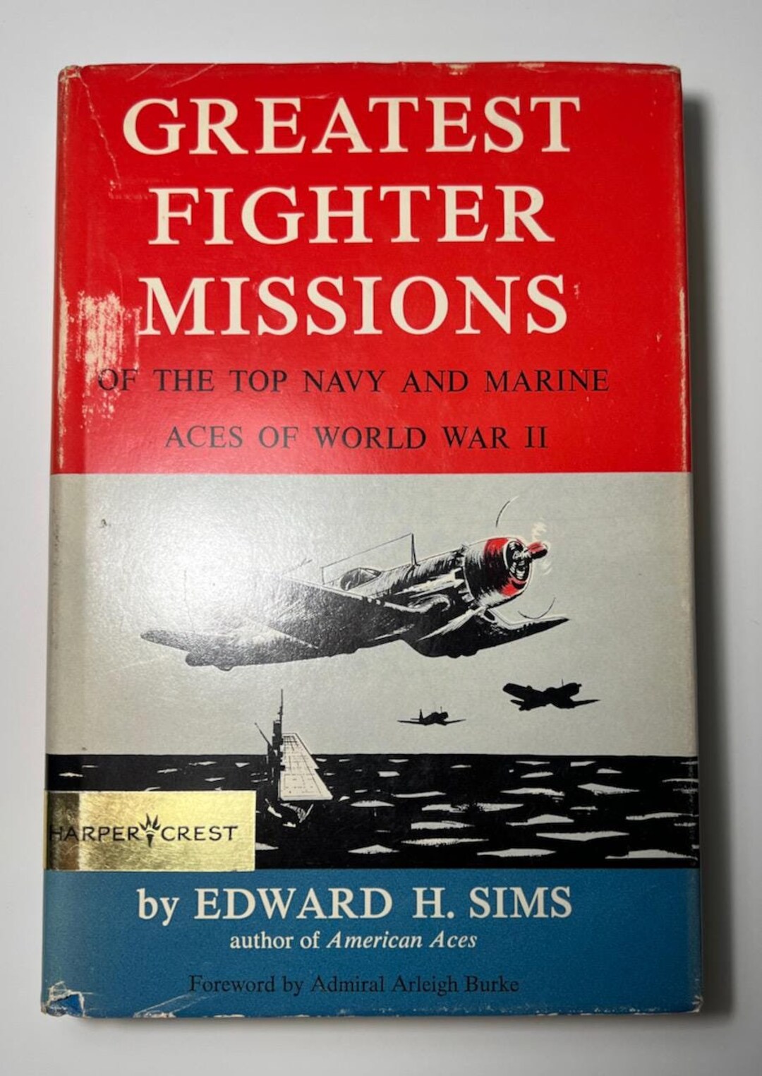 Greatest Fighter Missions – Edward H. Sims (1962 Signed HCDJ) Fighter ...