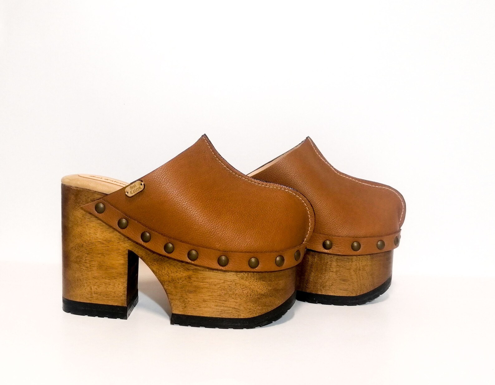 Platform Clog Super High Heel 70s Platform Clogs Platform - Etsy