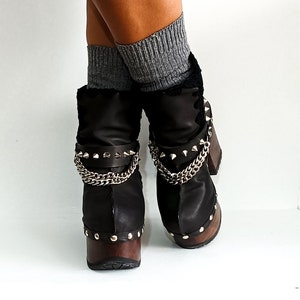 Step up Your Style With Platform Boots, Clogs, and Wood Heels ...
