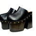 Vintage-inspired Wooden Clogs With Bell-style Heels, Timeless Elegance ...