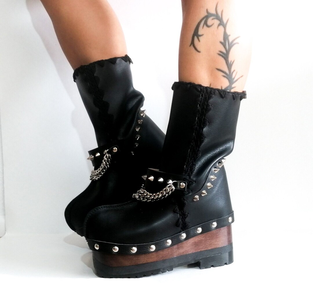 Rock Your Style With Platform and Biker Boots: the Ultimate in Edgy ...