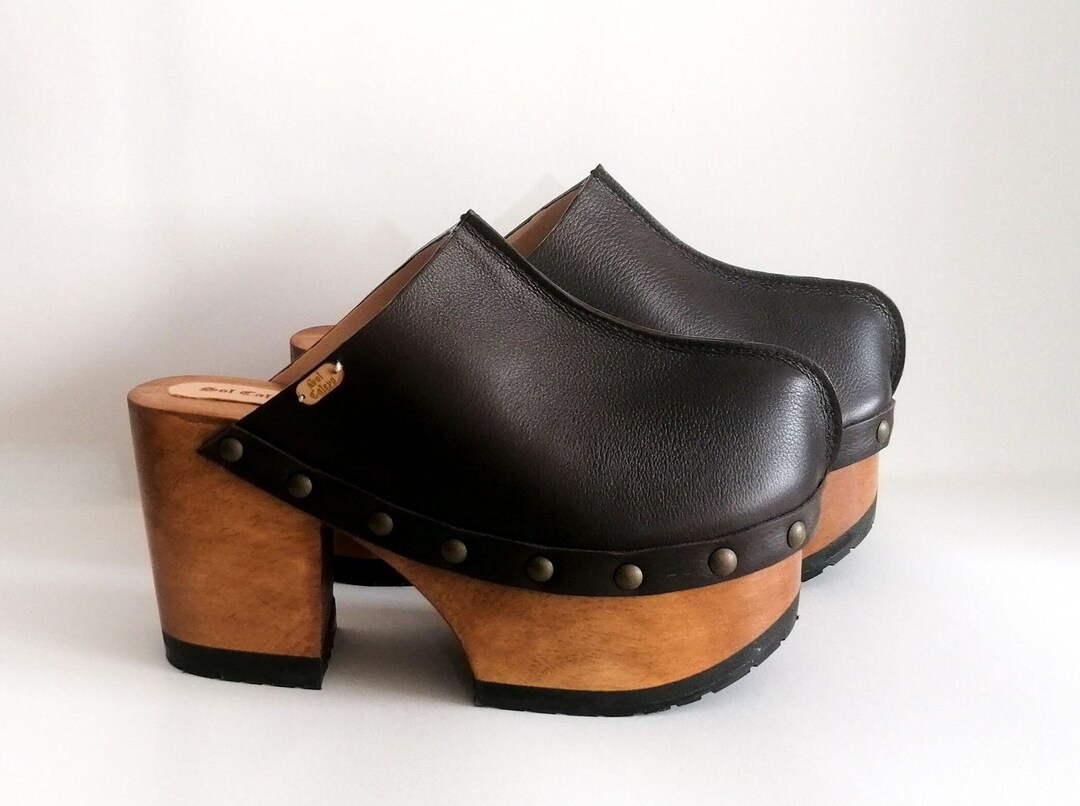 Vintage Charm and Comfort: Explore 70s Platform Clogs and Leather ...